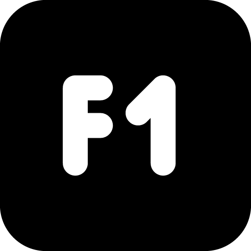 Square f1 filled icon svg png free download