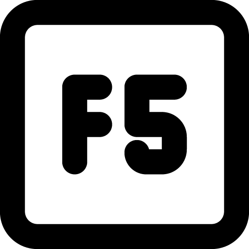 Square f5 icon svg png free download