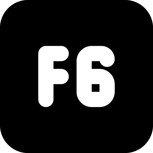 Square f6 filled icon svg png free download