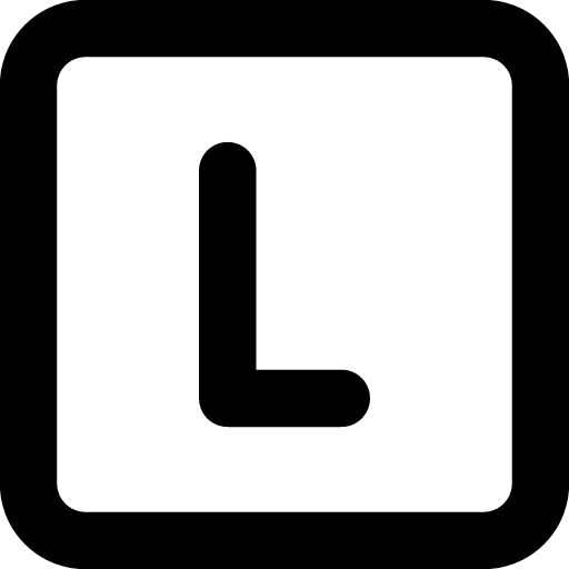 square letter l - Download free icon