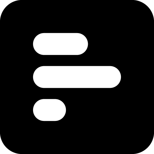 Square poll horizontal icon svg png free download