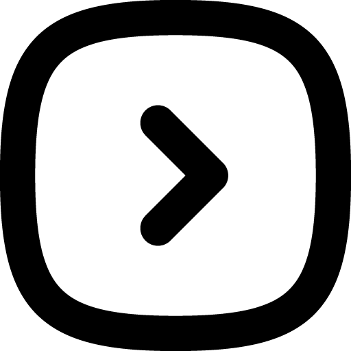 Square rounded chevron right icon svg png free download