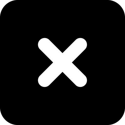 Square xmark icon svg png free download