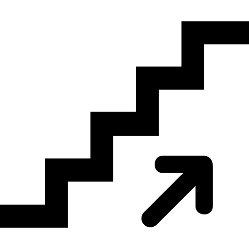 stairs up - Download free icon