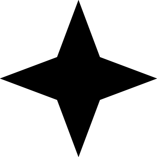 Star four points icon svg png free download