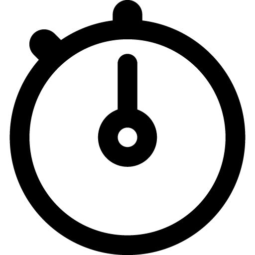 Stopwatch outline icon svg png free download