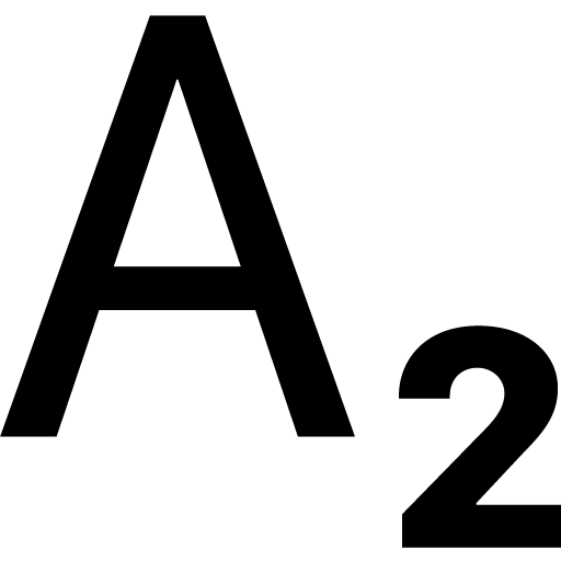 Subscript icon svg png free download - 8