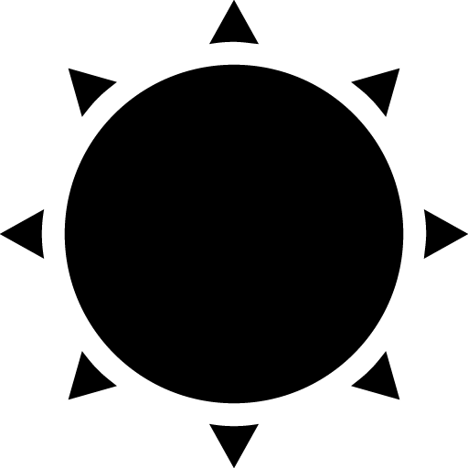 Sun icon svg png free download