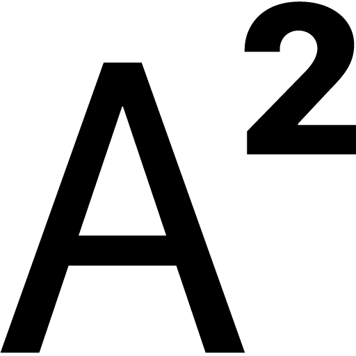 Superscript icon svg png free download - 8