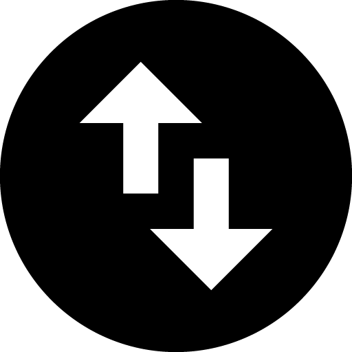 Swap vertical circle icon svg png free download - 3