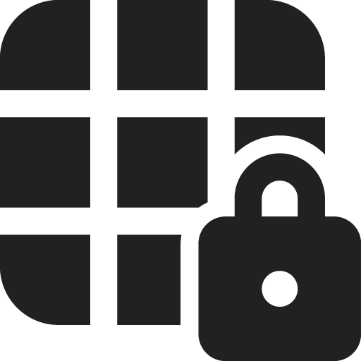 Table lock icon svg png free download