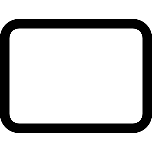 Tablet landscape outline icon svg png free download