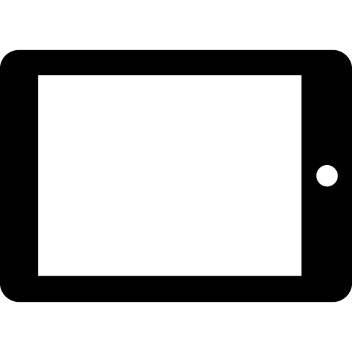 Tablet landscape icon svg png free download