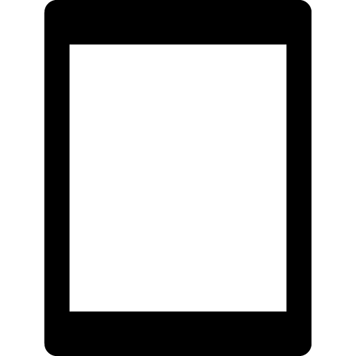 Tablet portrait sharp icon svg png free download