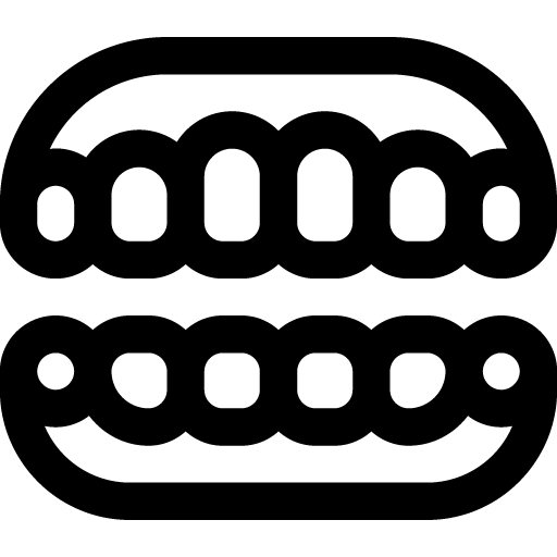 Teeth open icon svg png free download