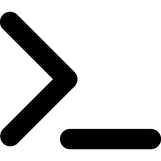 Terminal icon svg png free download - 16