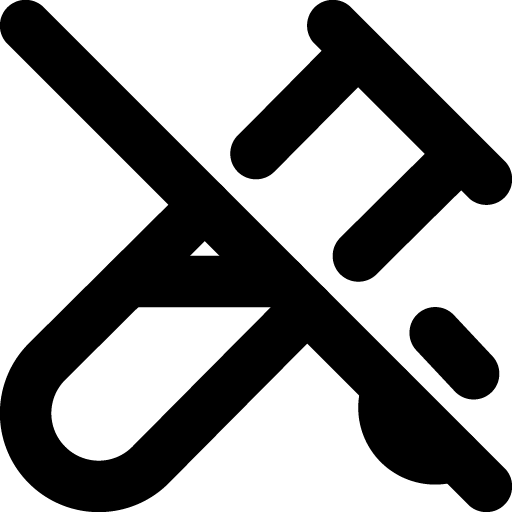 Test pipe off icon svg png free download