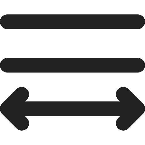 Text align distributed evenly icon svg png free download