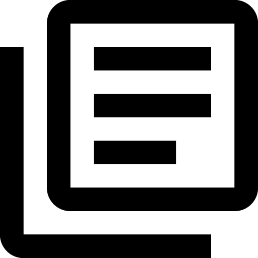 Text box multiple outline icon svg png free download