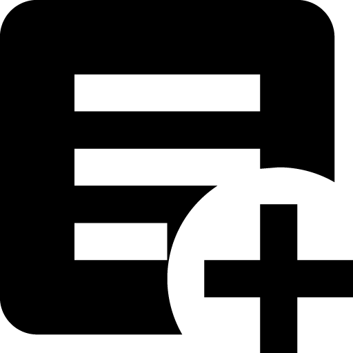 Text box plus icon svg png free download