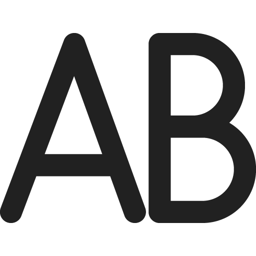 Text case uppercase icon svg png free download