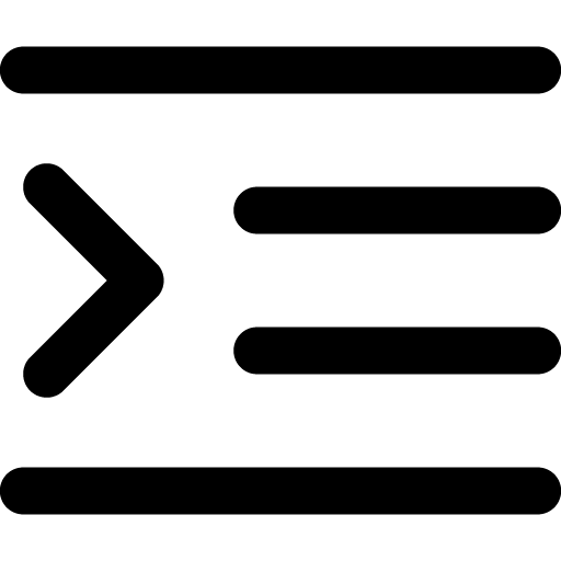 Text indent left icon svg png free download