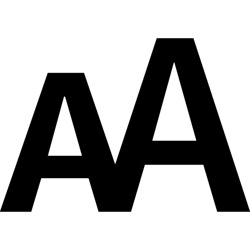 Text size icon svg png free download