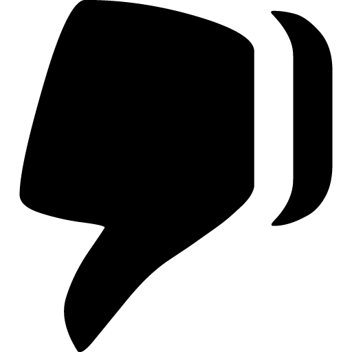 Thumbs down icon svg png free download - 8