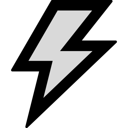 Thunderbolt icon svg png free download - 3
