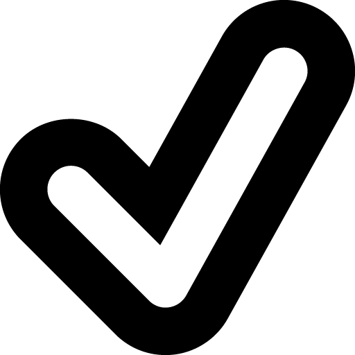 Tick outline icon svg png free download