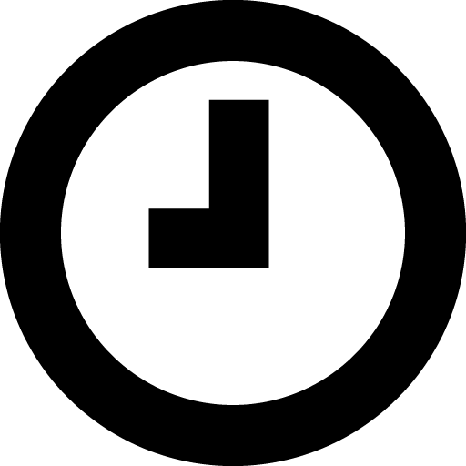 Time icon svg png free download - 6