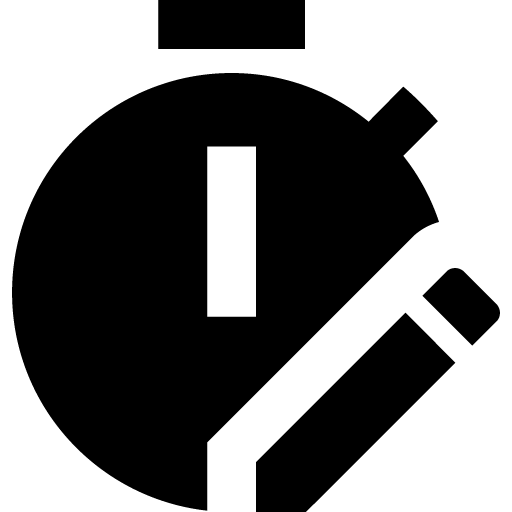 Timer edit icon svg png free download