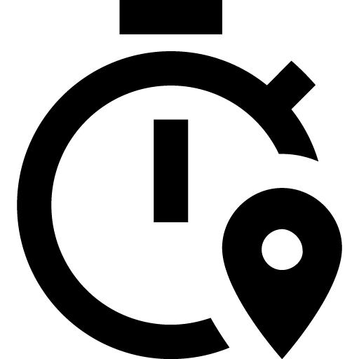 Timer marker outline icon svg png free download