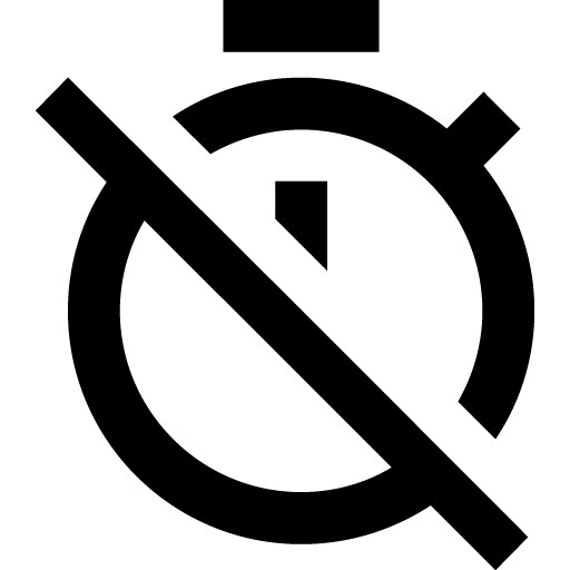 Timer off outline icon svg png free download