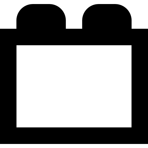 Toy brick outline icon svg png free download