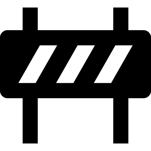 Traffic barrier icon svg png free download