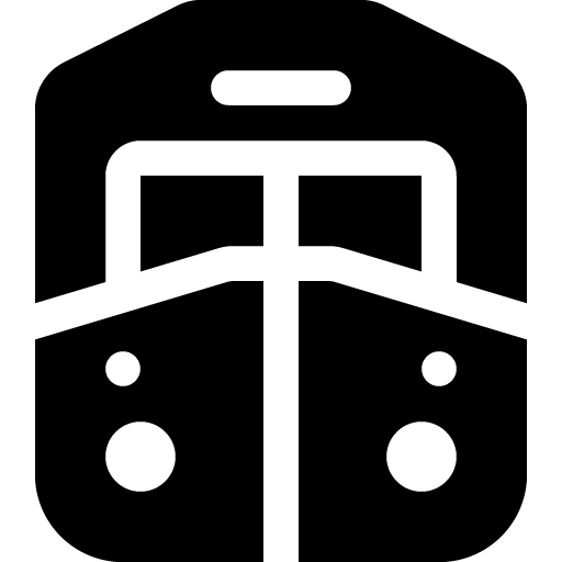 Train freight front fill icon svg png free download