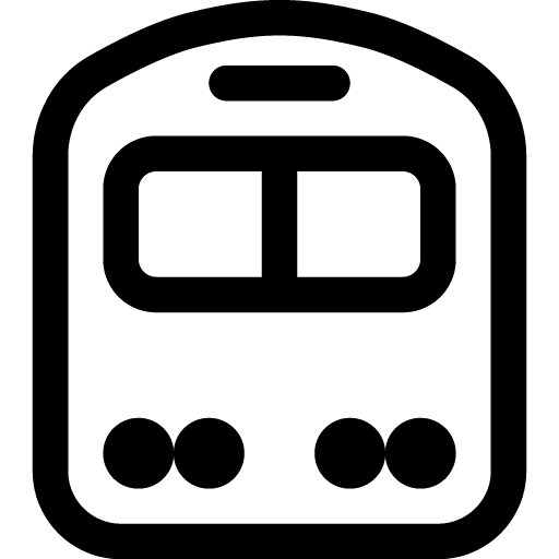 Train front icon svg png free download