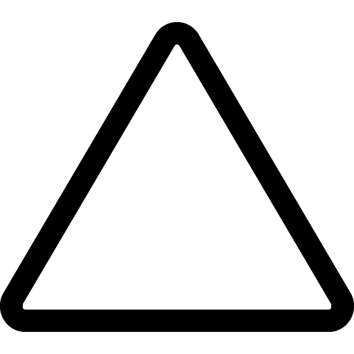 Triangle icon svg png free download