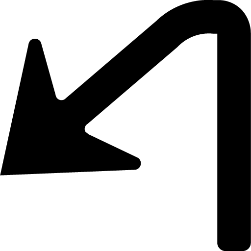 Turn sharp left icon svg png free download