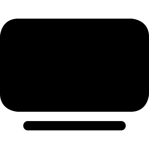 Tv fill icon svg png free download