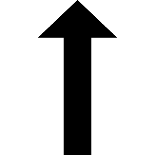 Up thin icon svg png free download