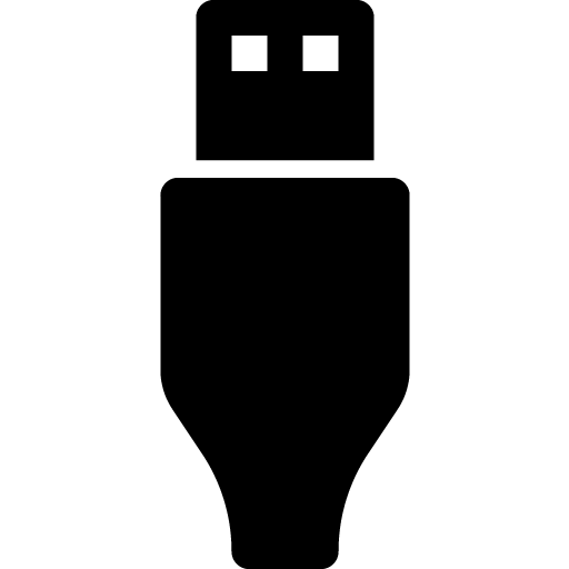 Usb plug fill icon svg png free download