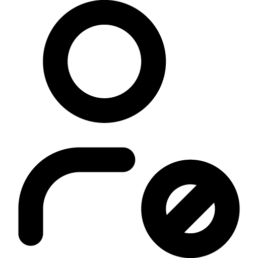 User cancel icon svg png free download