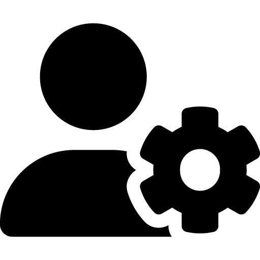 User gear icon svg png free download