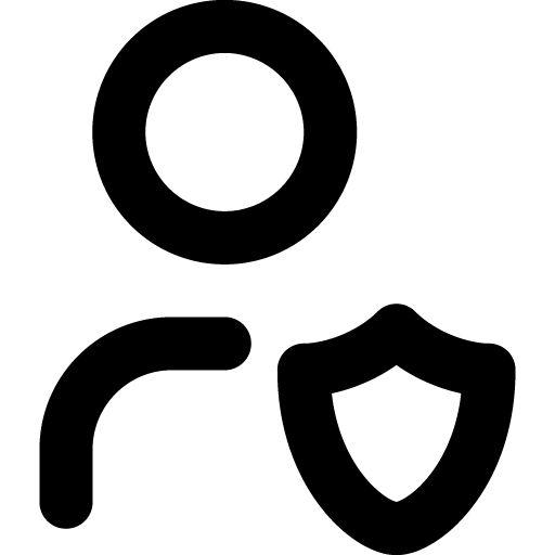 User shield icon svg png free download - 3