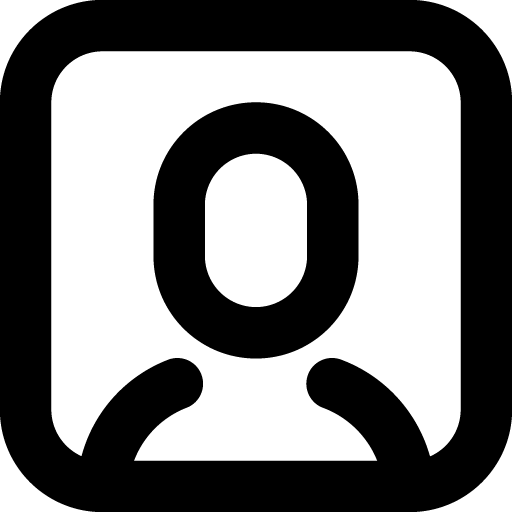 User square icon svg png free download