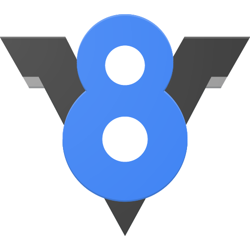 V8 icon svg png free download - 2