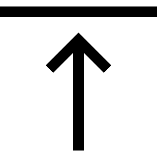 Vertical align top icon svg png free download - 4