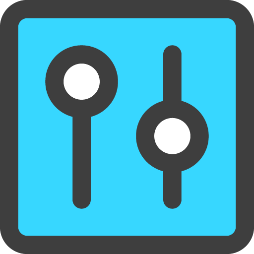 Vertical slider square icon svg png free download